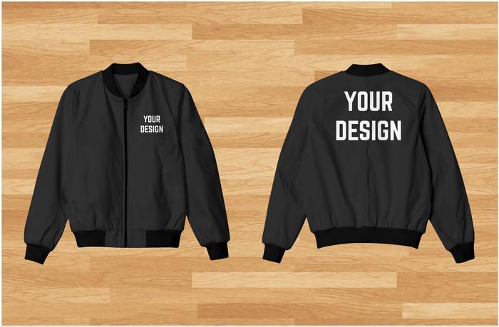Jual Jaket Bomber Parasut Taslan Bordir Komputer Desain Custom ...