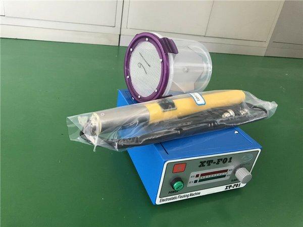 Jual machine 220-240V 50Hz Round flocking box electrostatic flocking ...