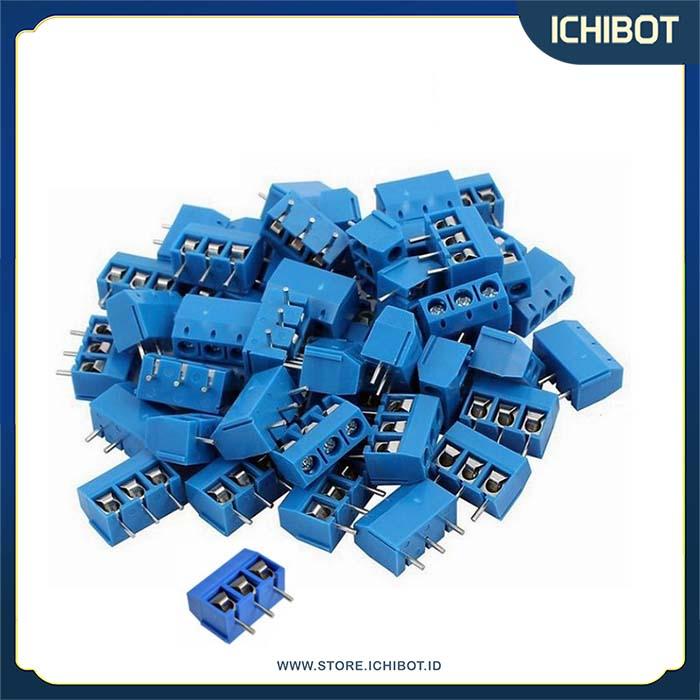 Jual Terminal Block 3 Pin KF301-3 3P Terminal Block Connector - Kab ...