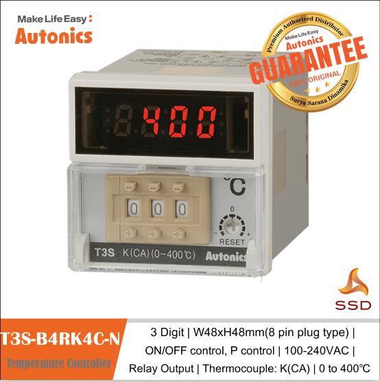 Jual Temperature Controller Autonics T3S-B4RK4C-N - Jakarta Utara - SSD ...