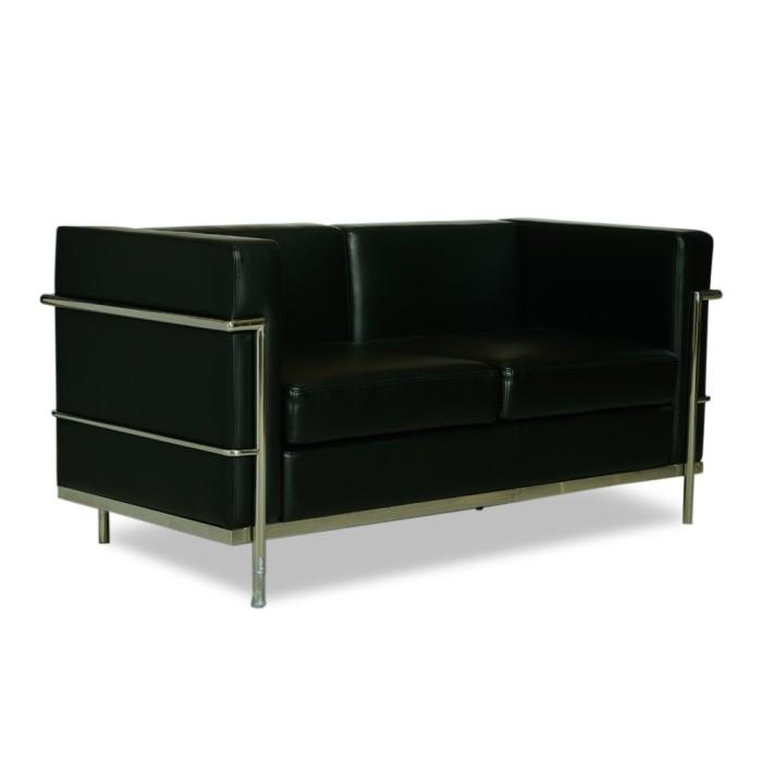 Jual INFORMA SOFA KANTOR - NEW PAULO 2 SOFA 2 SEATER BLACK - Jakarta ...