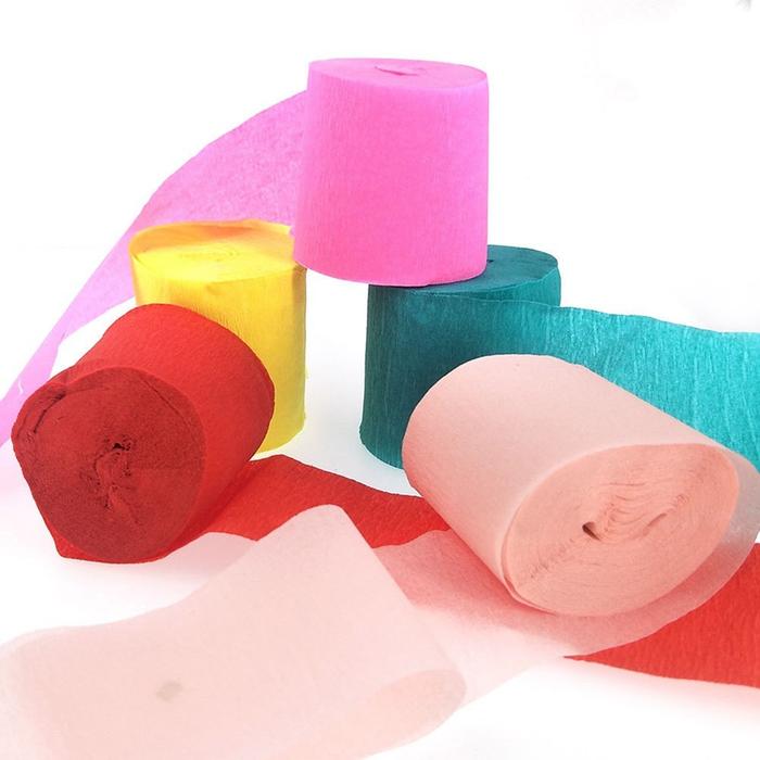 Jual INSTORE Wrapping Crepe Paper DIY Craft Streamer Roll Wedding ...