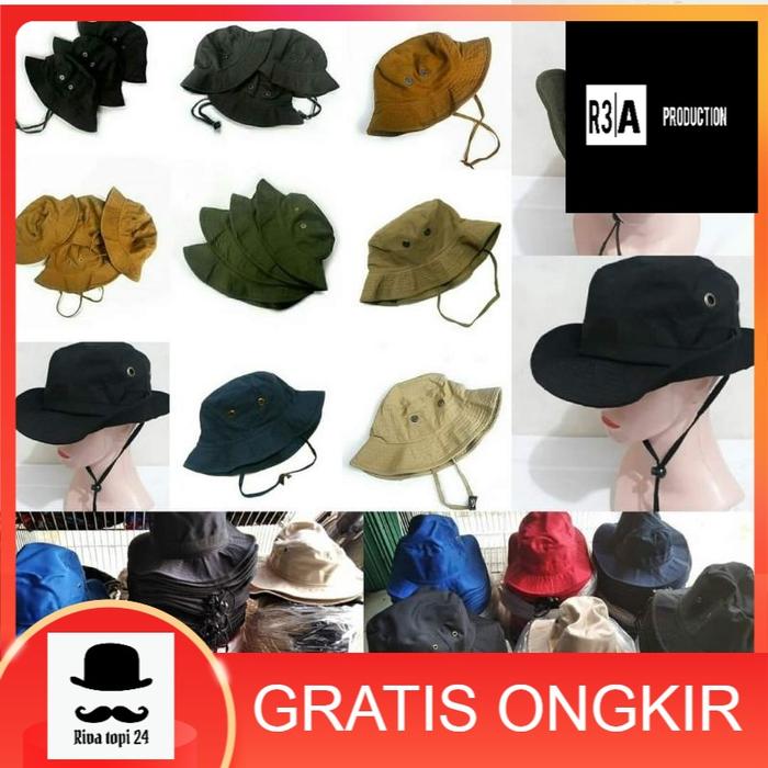 Jual Topi Rimba / Topi Naik Gunung / Topi Mancing / Topi Hiking ...