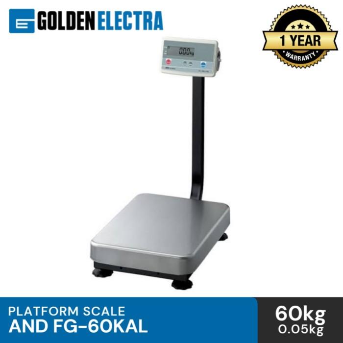 Jual Timbangan Lantai 60kg AND FG-60KAL Bench Scale - Tanpa RS-232 ...