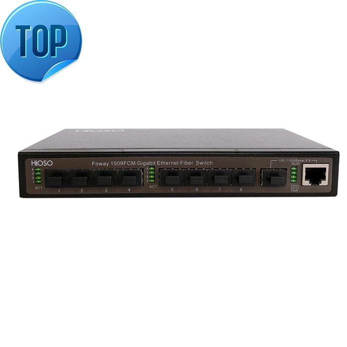 Jual Fiber switch 8 ports 1000M management industrial optical switch ...