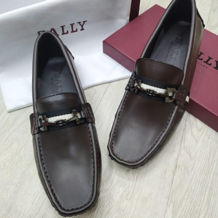 Jual SEPATU PRIA BALLY LOAFERS KULIT ASLI BROWN - Jakarta Pusat - ABADI ...