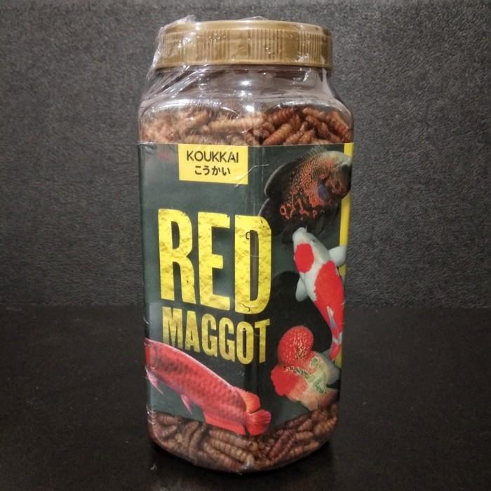 Jual Ulat Kering Merah Pakan Ikan (Arwana, Louhan, Koi, Chana ...