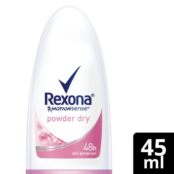 Promo Rexona Women Deodorant Anti-Perspirant Roll On Powder Dry 45Ml - - Unilever Official Store ...