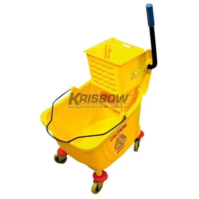 Jual KRISBOW BUCKET WRINGER ONE PAIL YELLOW 36L KW1801429 Original ...