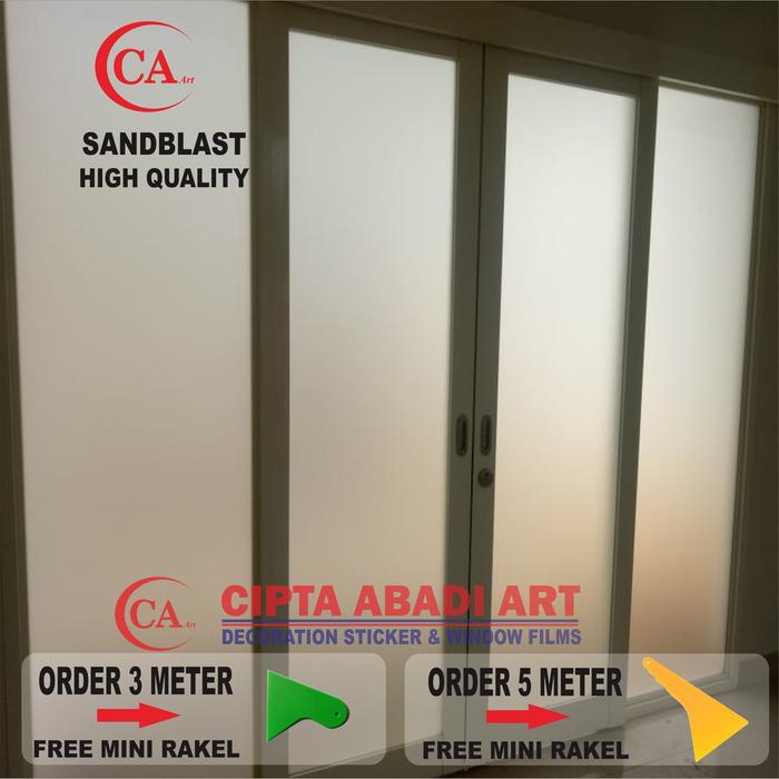 Jual STIKER KACA SANDBLAST POLOS BLUR LEBAR 120 CM - Kota Depok ...