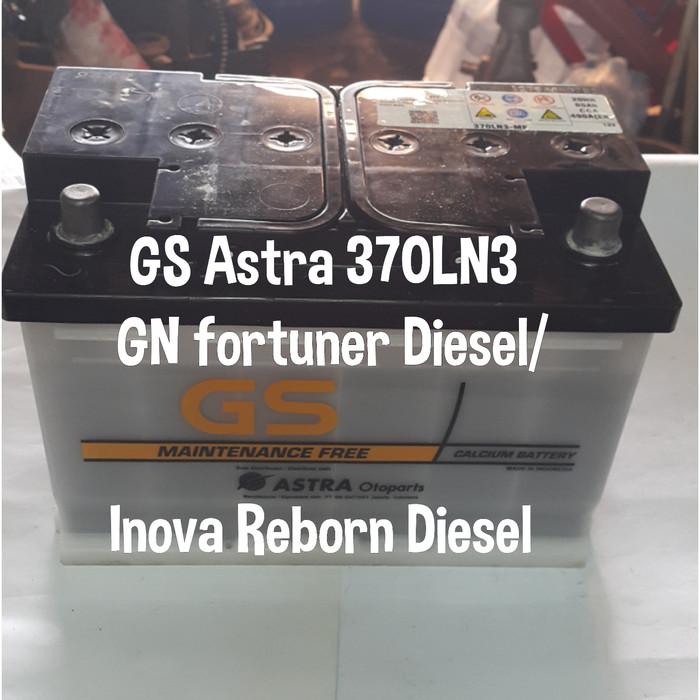 Jual Accu GS Astra Type Din 370LN3 Untuk GN Fortuner/Inova Reborn ...