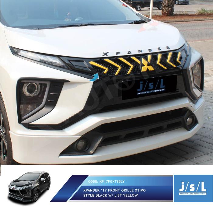 Promo JSL Xtivo Grill Depan Xpander Front Grille Black Yellow Cicil 0% ...