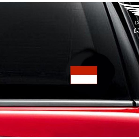 Jual Stiker Mobil Bendera Indonesia Flag Merah Putih Vinyl Decal ...