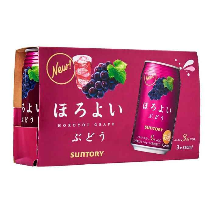 Jual Suntory Horoyoi Red Grape Horoyoi Chu-Hi 3 x 350ml - Kota Tanjung ...