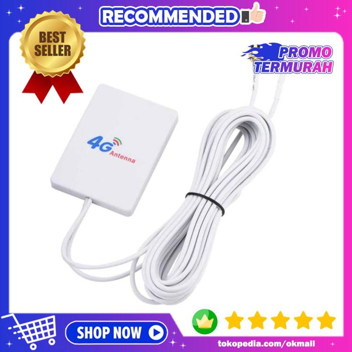Jual Antena Eksternal 3G 4G LTE 28dBi SMA Connector 3 Meter Cable ...