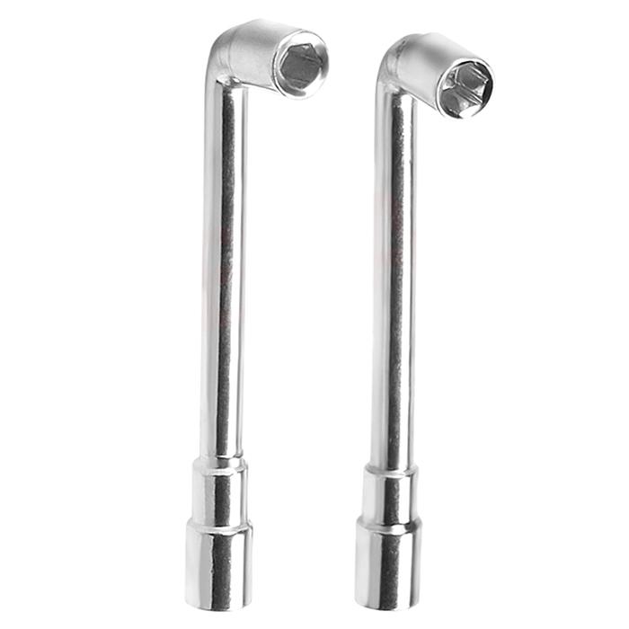Jual (New) Chrome Plated Double End Perforated L-shaped Socket Wrench ...