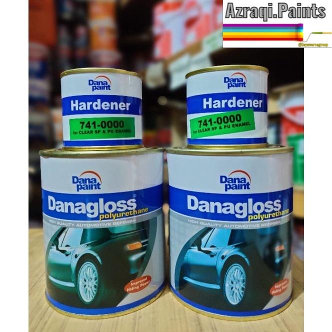 Jual CAT DANAGLOSS PU POLYURETHANE PUTIH DAN HITAM ( 1 KG ) - Hitam ...