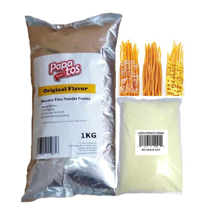Jual PAPATOS MONSTER FRIES 250GR - LONG POTATO FLOUR MIX - Kota ...