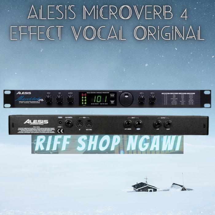 Jual VOKAL EFEK ORIGINAL Alesis MicroVerb 4 - MicroVerb4 Effect Vocal ...