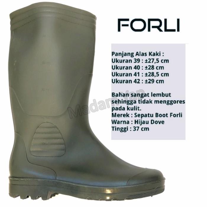 Jual Sepatu Boot Karet Forli Bot Proyek Banjir Cor Kebun Safety Taman ...