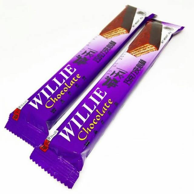 Jual BISKITOP - WILLIE WAFFER COATING 30g Biskuit Lapis Coklat Snack ...
