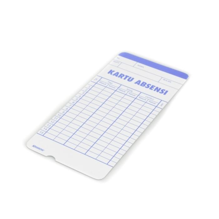 Jual Kartu Absen Untuk Mesin Absensi Manual Krisbow Kartu Absensi Isi ...