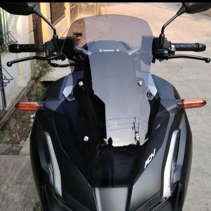 Jual Windshield Visor Honda Adv 150 Model Ori Warna Hitam & Smoke ...