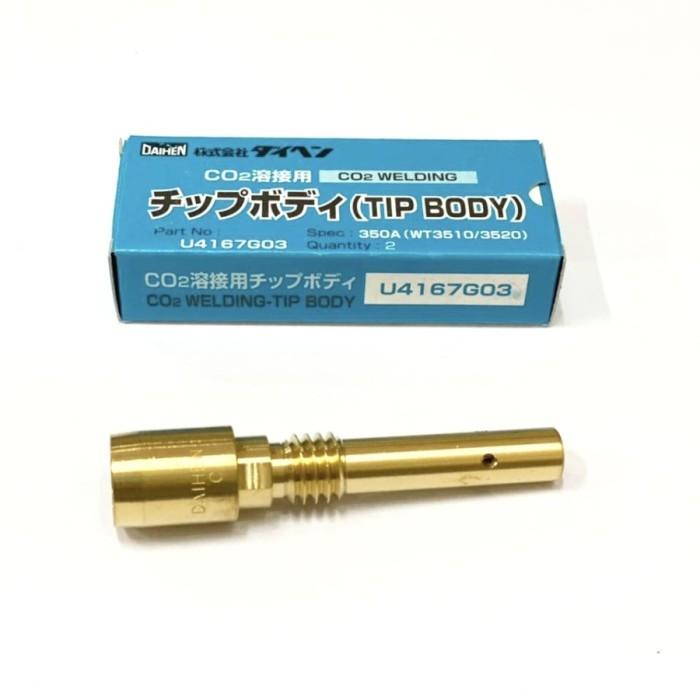 Jual Tip Body Tip Holder MIG CO2 Welding 350A U4167G03 OTC DAIHEN ...