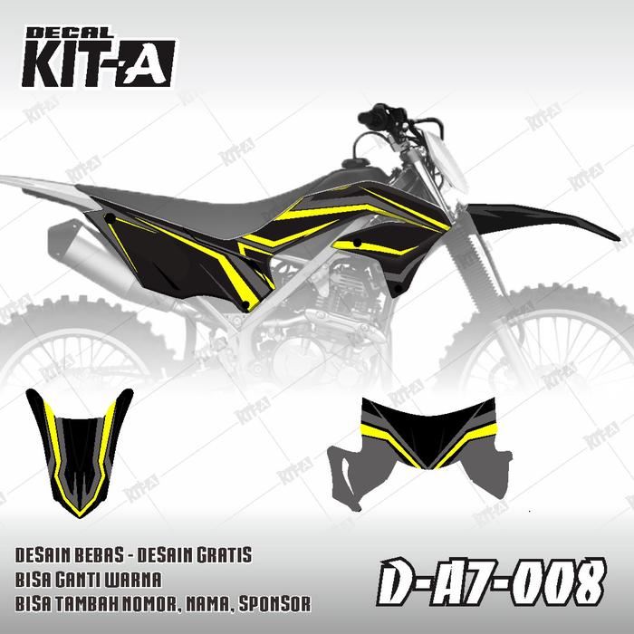Jual Decal Stiker Klx 230 Sticker Variasi Striping Custom Klx 230 D-A7 ...