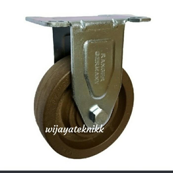 Jual 4 inch tahan panas roda oven 4 inch 2 hidup rem 2 mati Roda troli ...