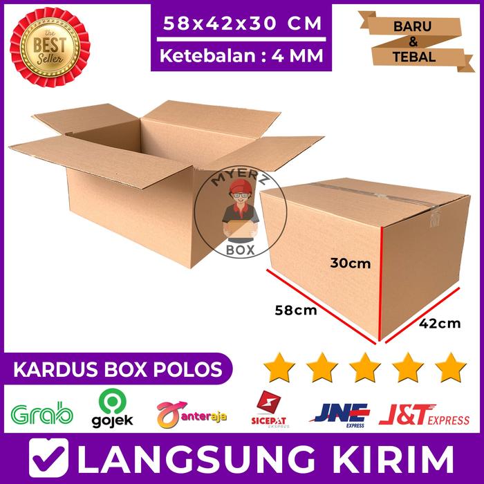 Jual Kardus Besar Jumbo – Karton Box Polos 58x42x30 Packing Pindahan ...