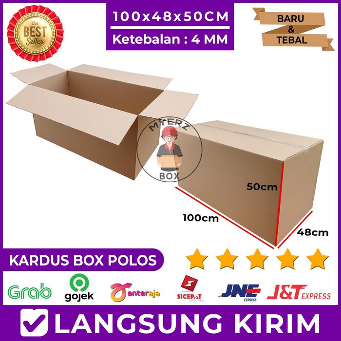 Jual Kardus Besar Jumbo – Karton Box Polos 100x48x50 Packing Pindahan ...