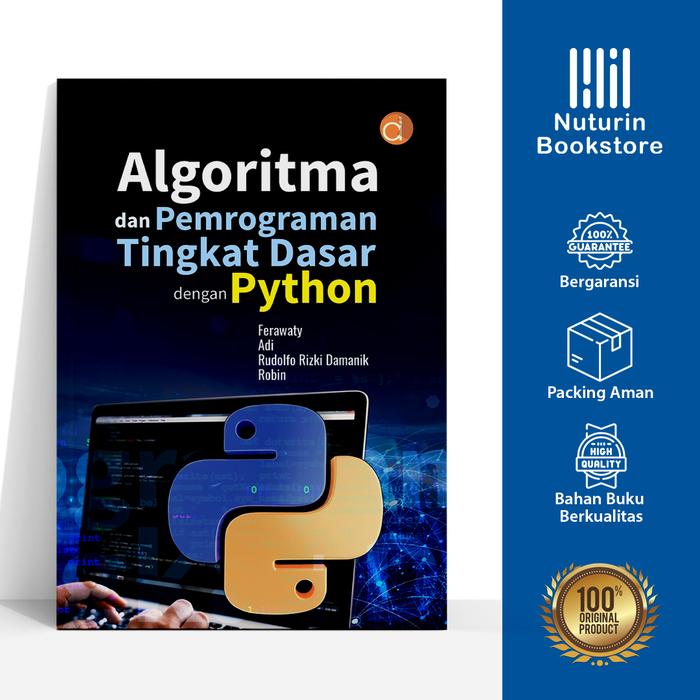 Jual Buku Algoritma Dan Pemrograman Tingkat Dasar Dengan Python - Kab ...