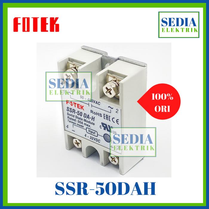 Jual FOTEK SSR-50DA-H SSR 50DAH 50DA H - Kota Cimahi - Sedia Elektrik | Tokopedia