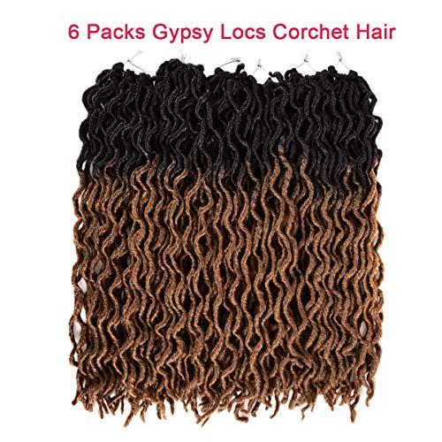 Promo 6 Packs Gypsy Locs Crochet Hair Pre Looped Goddess Locs Cicil 0% ...