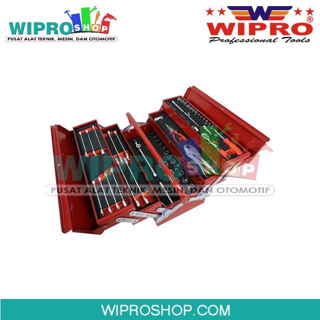 Promo WIPRO Tool Kit Set 85Pcs TS-086 (6PT) 1/4""&1/2"" Cicil 0% 3x ...
