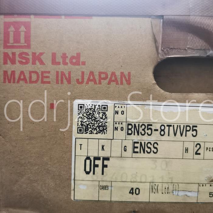 Jual NSK precision deep groove ball bearing BN35-8TVVP5 Textile ...