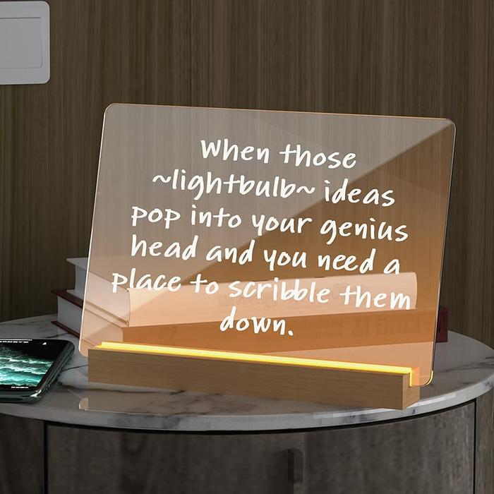 Jual Papan Catatan Akrilik Bercahaya Luminous Acrylic Note Board ...