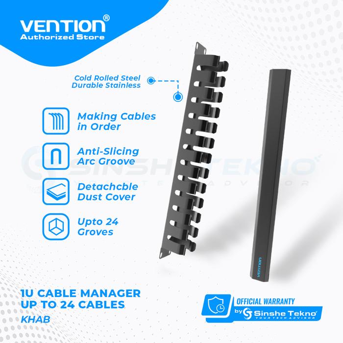 Jual Vention Kabel Manager 1U untuk Rack Server Cable Manager - Jakarta Pusat - Vention Mangga ...