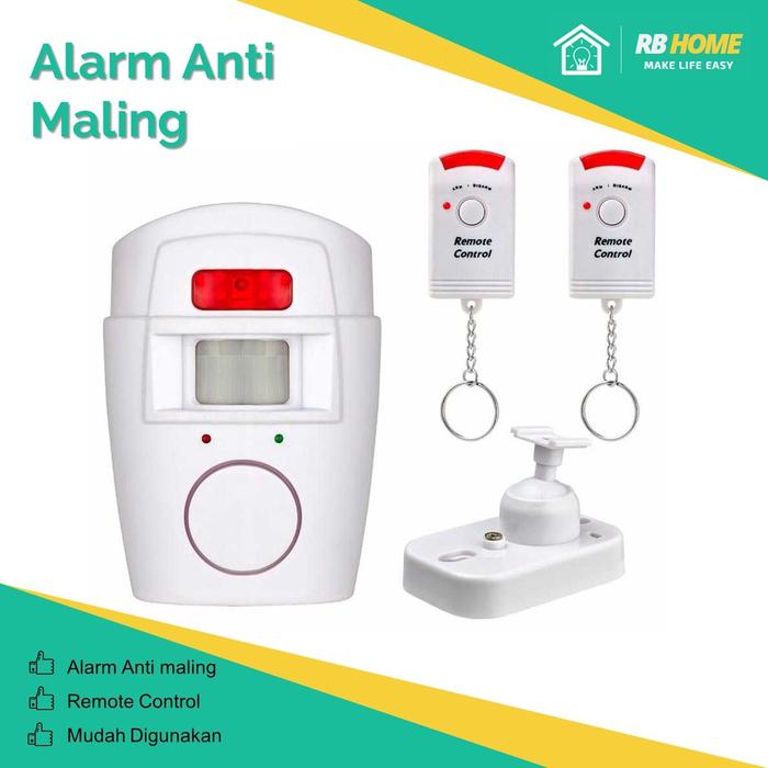 Jual Alarm rumah sensor gerak Anti Maling Infrared PIR 2 Remote ... Jual Alarm rumah sensor gerak Anti Maling Infrared PIR 2 Remote ...