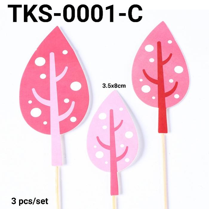 Jual GR-TKS-0001 Cake topper kertas hiasan kue pohon daun hutan animal - TKS-0001-K - Jakarta ...