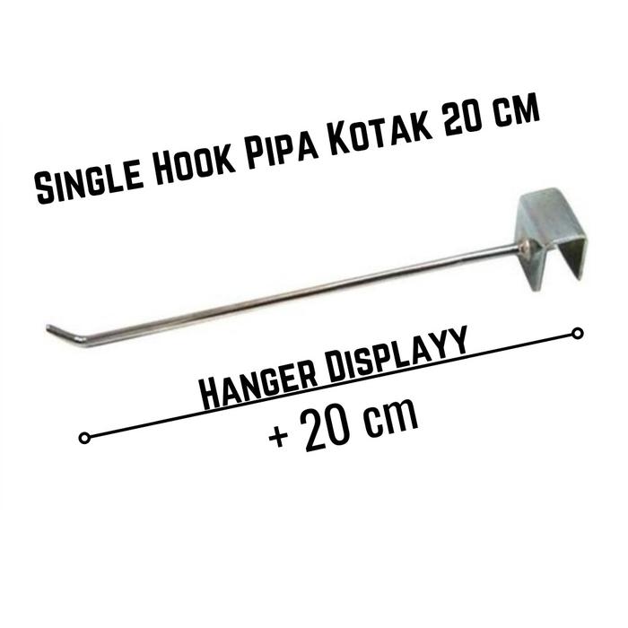 Jual SIngle Hook Pipa Kotak Single Hook 20 Cm - Kab. Bogor - Hanger ...