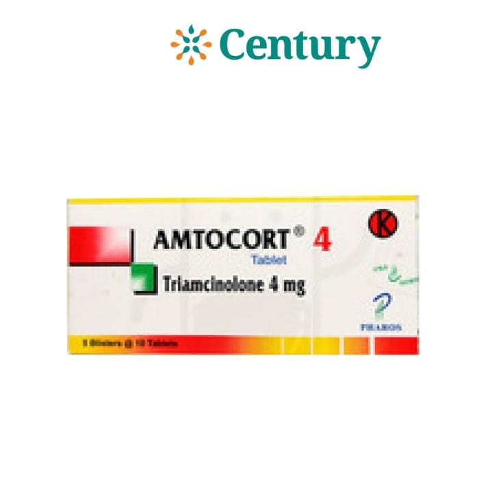 Jual AMTOCORT 4MG 1 STRIP ISI 10 TABLET / ANTI INFLAMASI - Jakarta ...