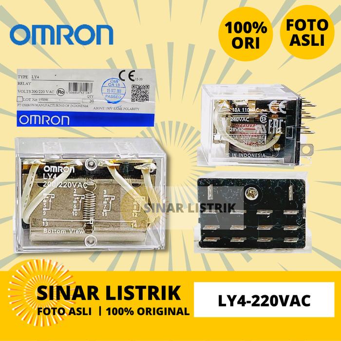 Jual OMRON RELAY LY4-220VAC LY4 220VAC 14PIN - Jakarta Pusat - Sinar ...