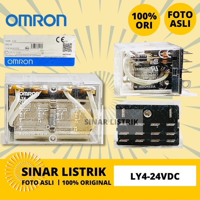 Jual OMRON RELAY LY4-24VDC LY4 24VDC 14PIN - Jakarta Pusat - Sinar ...