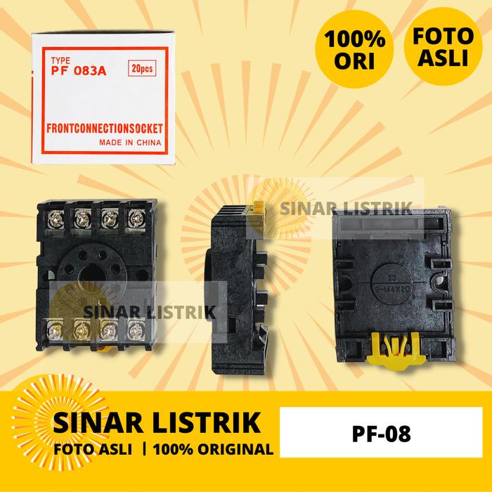 Jual Socket Relay PF-08 PF08 PF 08 MKS2P H3CRA8 AT8N - Jakarta Pusat ...
