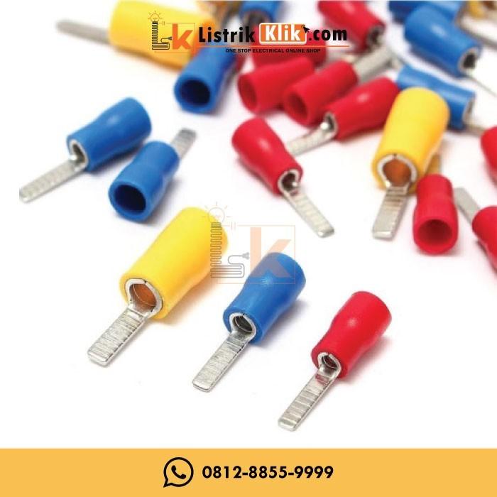 Jual FORT Skun Kabel Blade DBV 2-18 Biru - Skun Pipih Gepeng - Jakarta ...