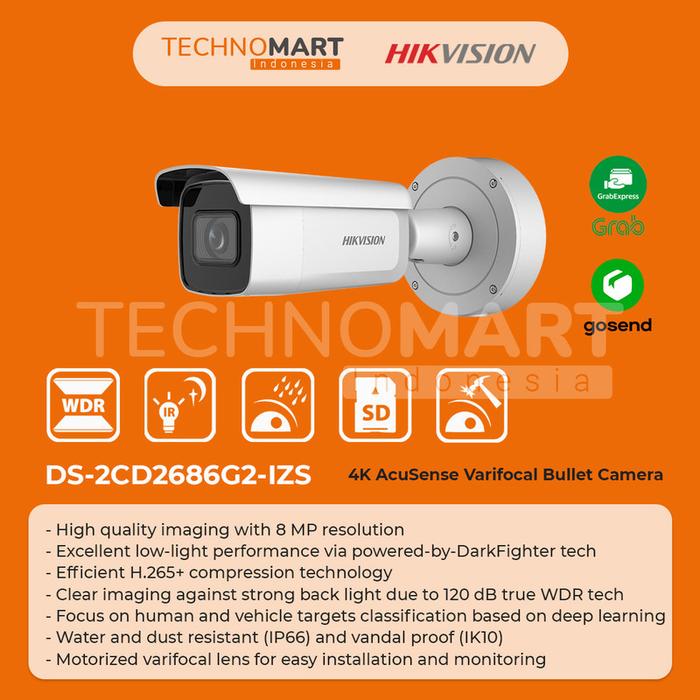 Jual DS-2CD2686G2-IZS - HIKVISION IP 8 MP MOTORIZED DARKFIGHTER ACUSENSE - Jakarta Barat ...