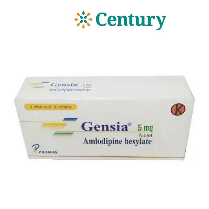 Jual GENSIA 5 MG TAB 30'S 1 STRIP ISI 10 TAB/ AMLODIPINE / HIPERTENSI ...