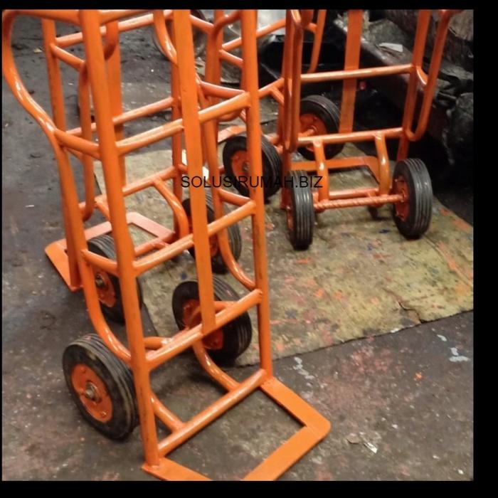 Jual Troly Barang 500kg troli angkut barang trolley roda 220mm tebal ...